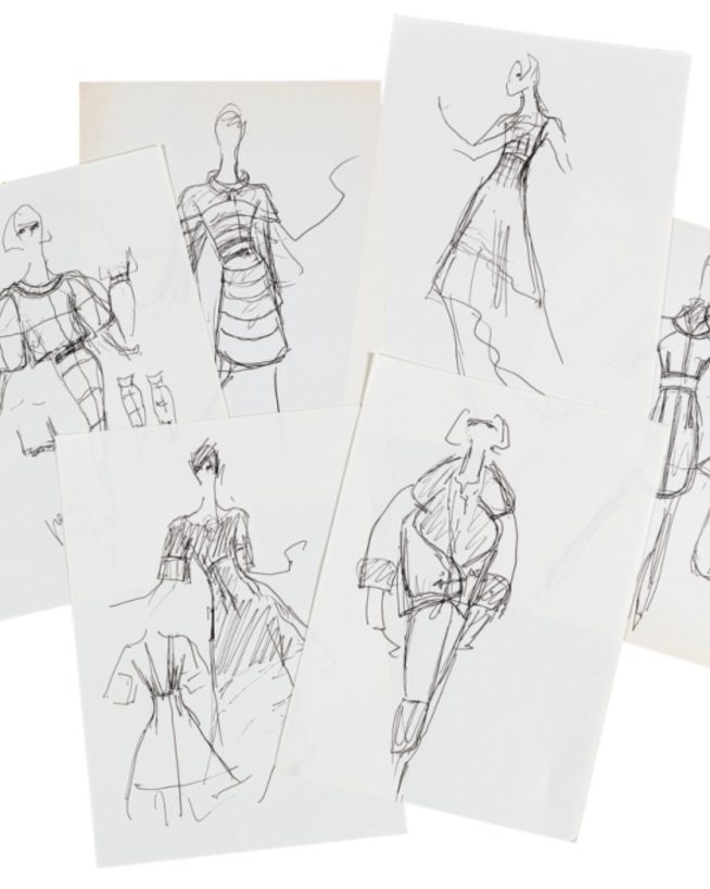 Croquis secretos de moda e acessórios pessoais de Karl Lagerfeld serão ...