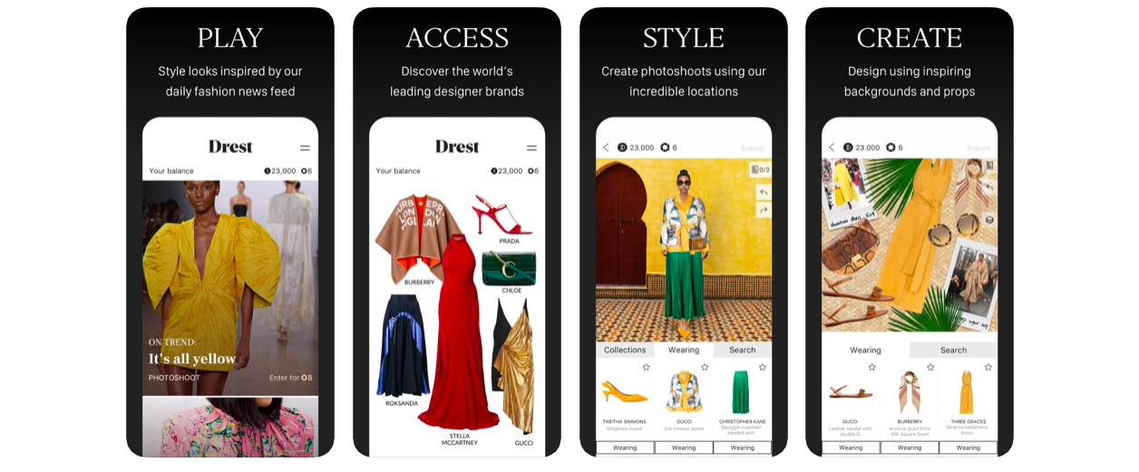 Drest: conheça o app que combina styling, gaming e e-commerce - FFW